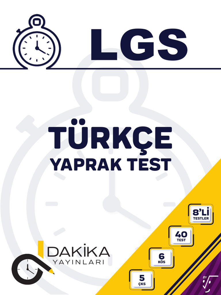 LGS Türkçe Yaprak Test | PDF