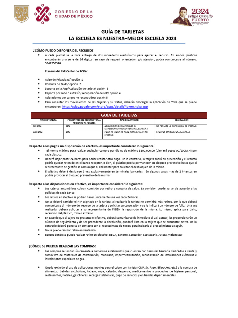 Guia de Tarjetas 2024vf | PDF | México | Bancos