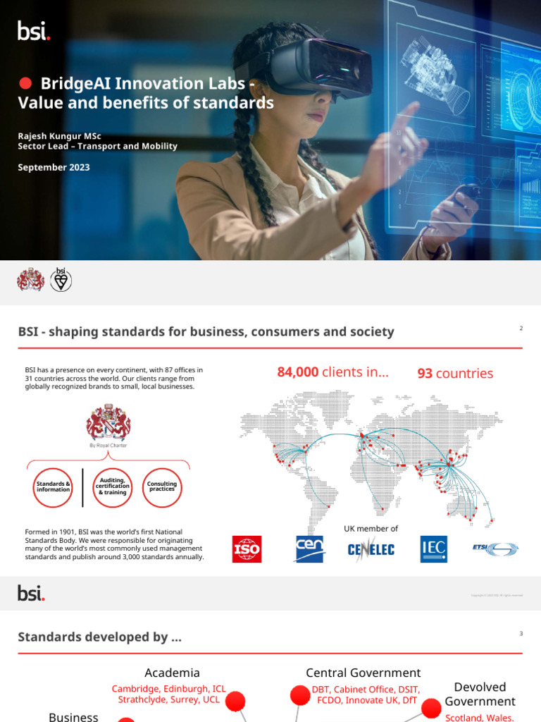 BSI BridgeAI Transport Innovation Lab v3.0 | PDF | Artificial ...