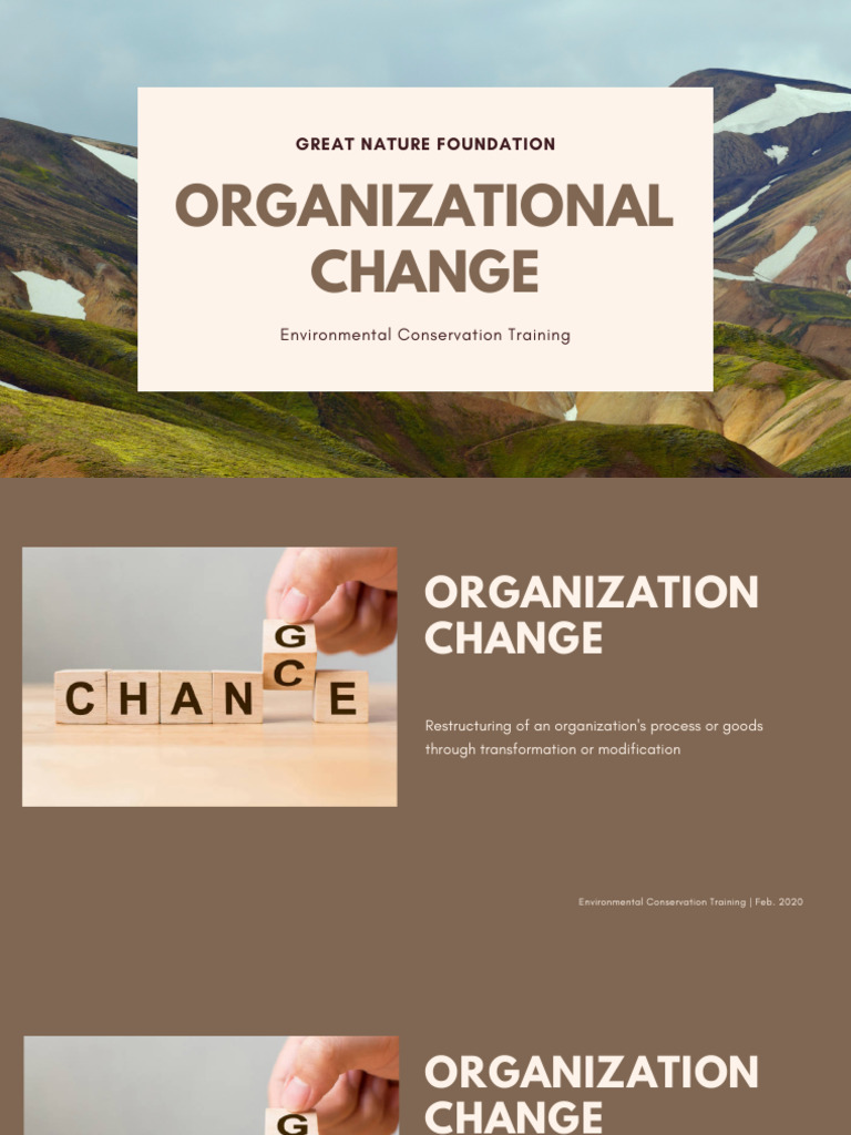 Organization and Management of Change | PDF | Organization Development | Leadership