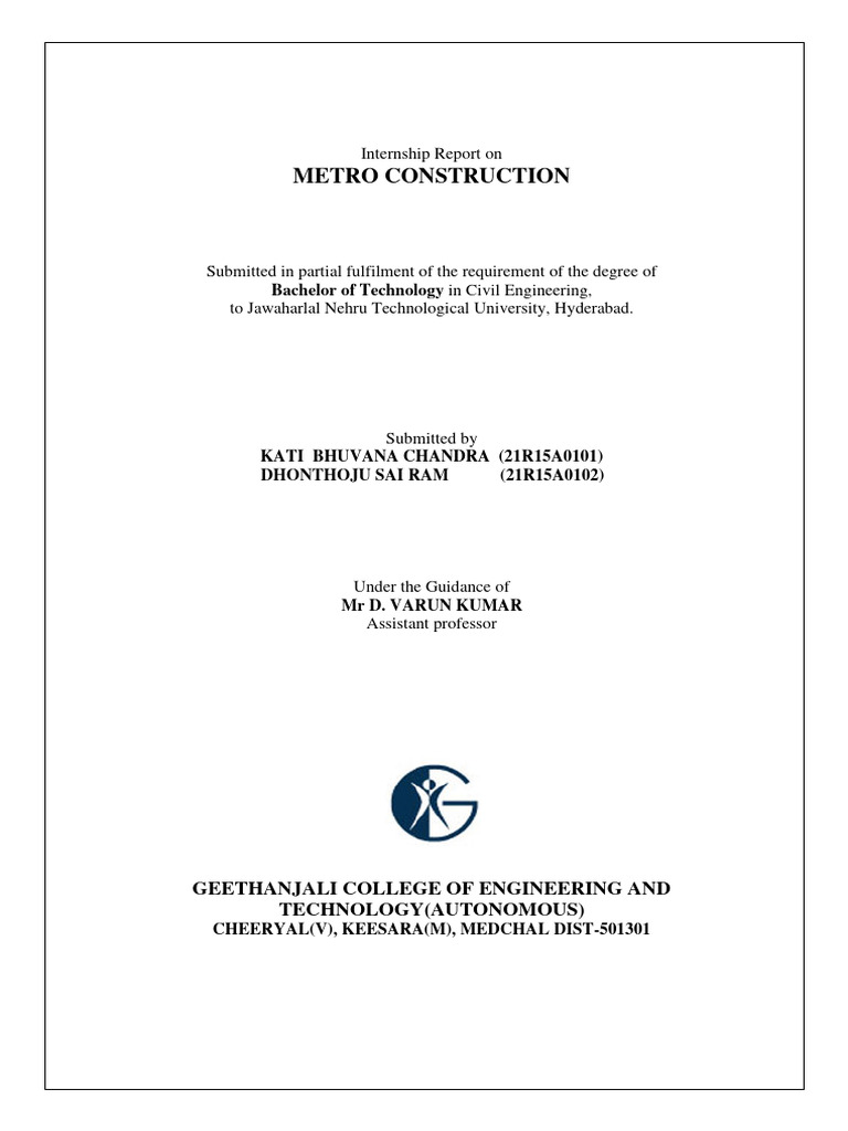 Internship Report Sample Pdf Precast Concrete Prestressed Concrete