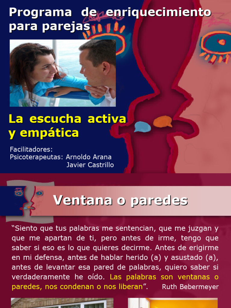 La Escucha Activa y Empática ICR | PDF | Conceptos psicologicos ...