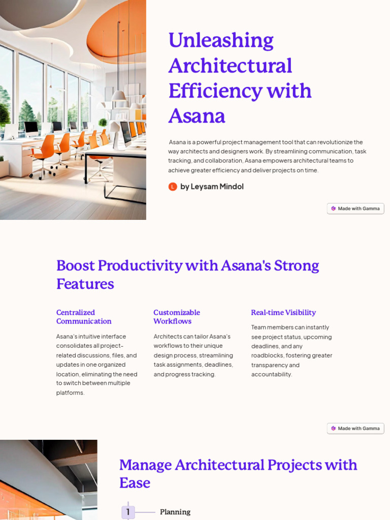 Unleashing Architectural Efficiency With Asana | PDF | Collaboration ...