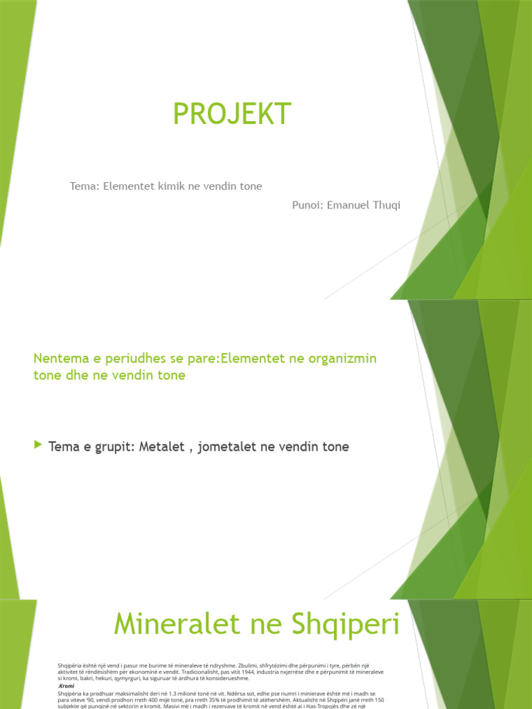 Kimia Projekt | PDF
