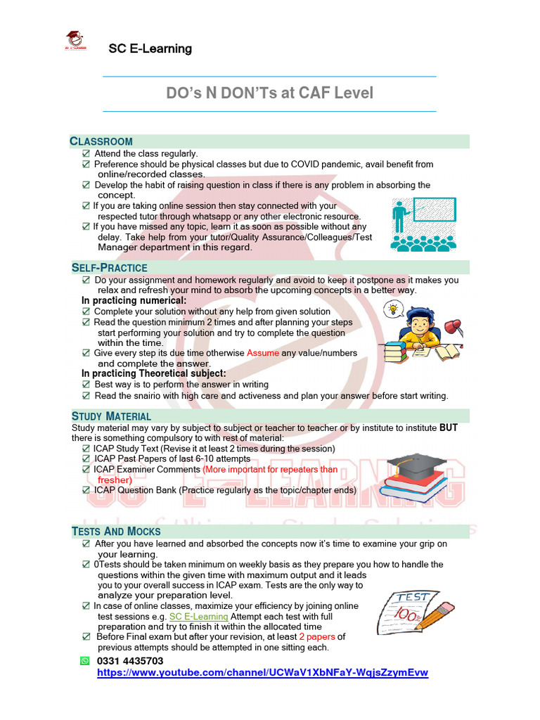 CAF 3 Cost Study Plan | PDF | Educational Technology | Inventory