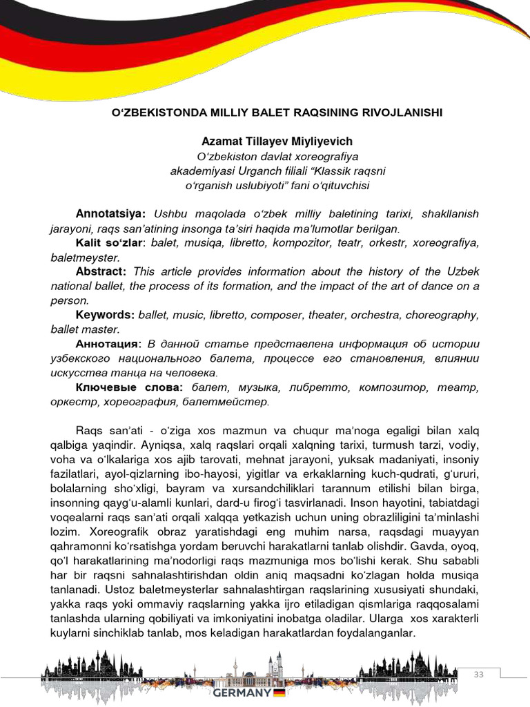 Azamat Tillayev Miyliyevich | PDF