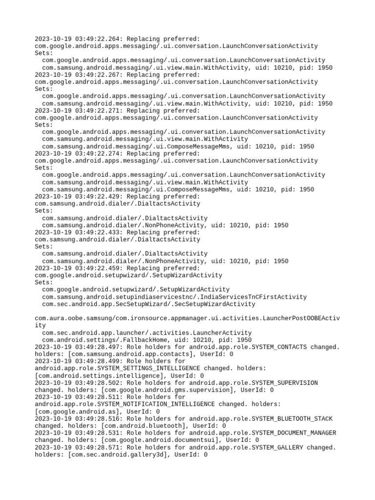 PM Debug Info | PDF | Mobile Software | Software