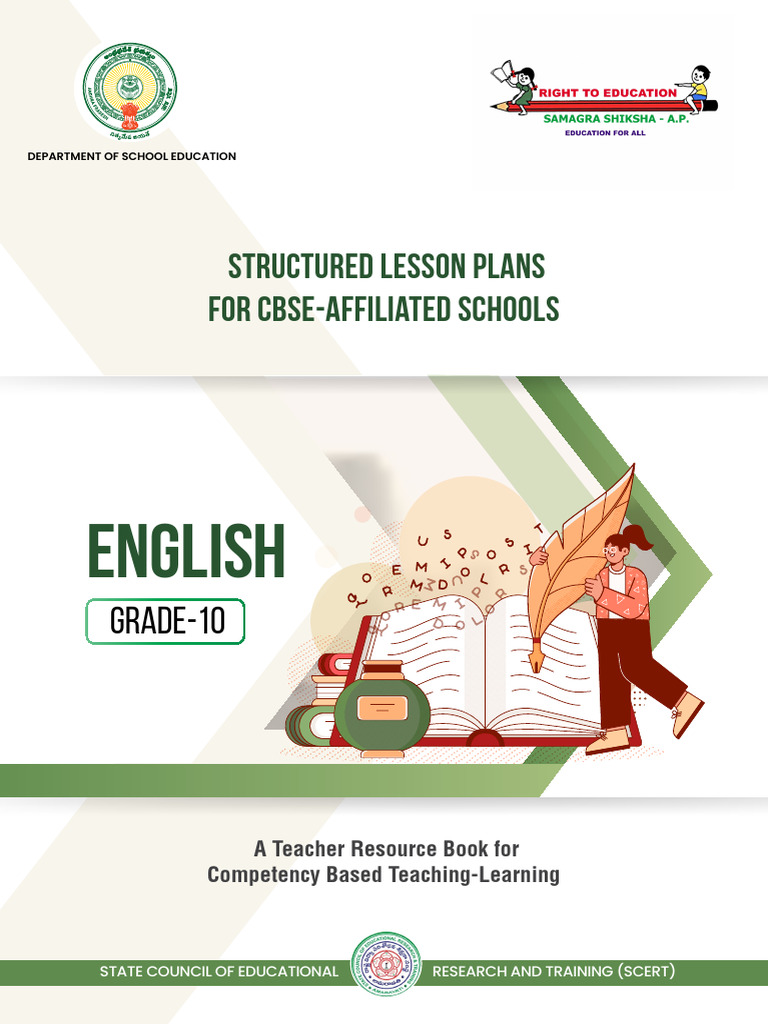 Structured Lesson Plans for Class 10 English | PDF | Lesson Plan ...