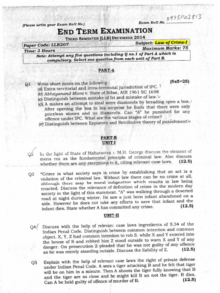 Sem 3 Question Papers Pdf