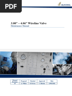 ASEP Elmar Wireline Valve Manual | PDF | Piston | Valve