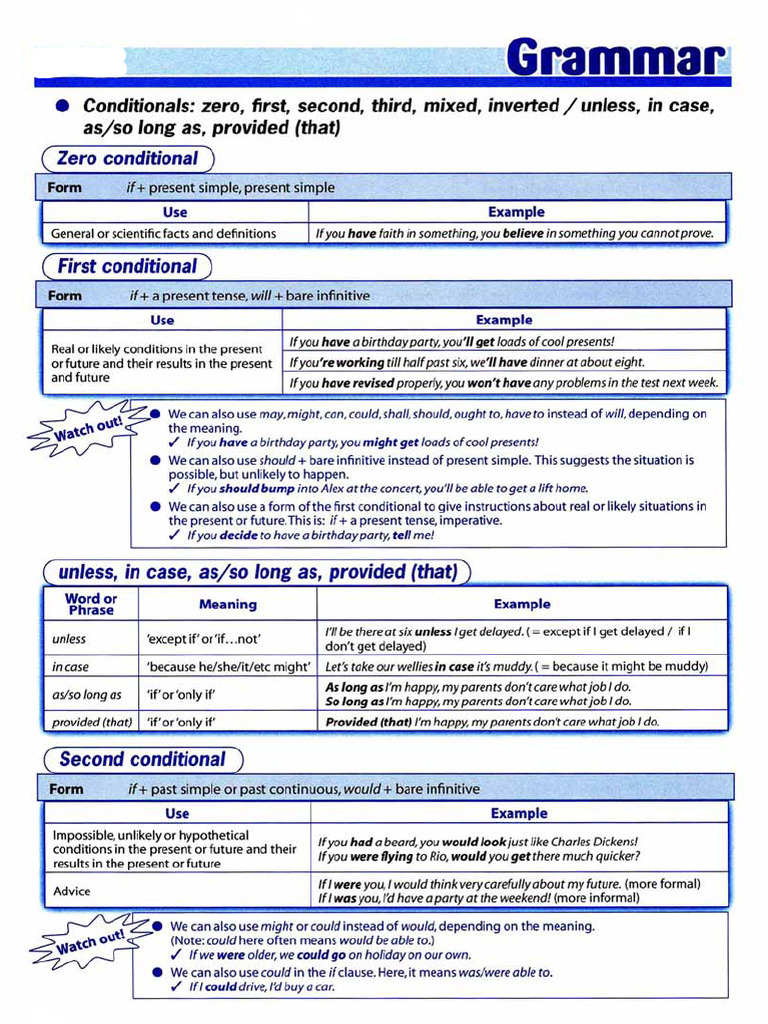 Conditionals Theory | PDF