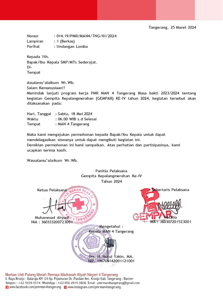 Surat Undanagn Gempar Iv | PDF