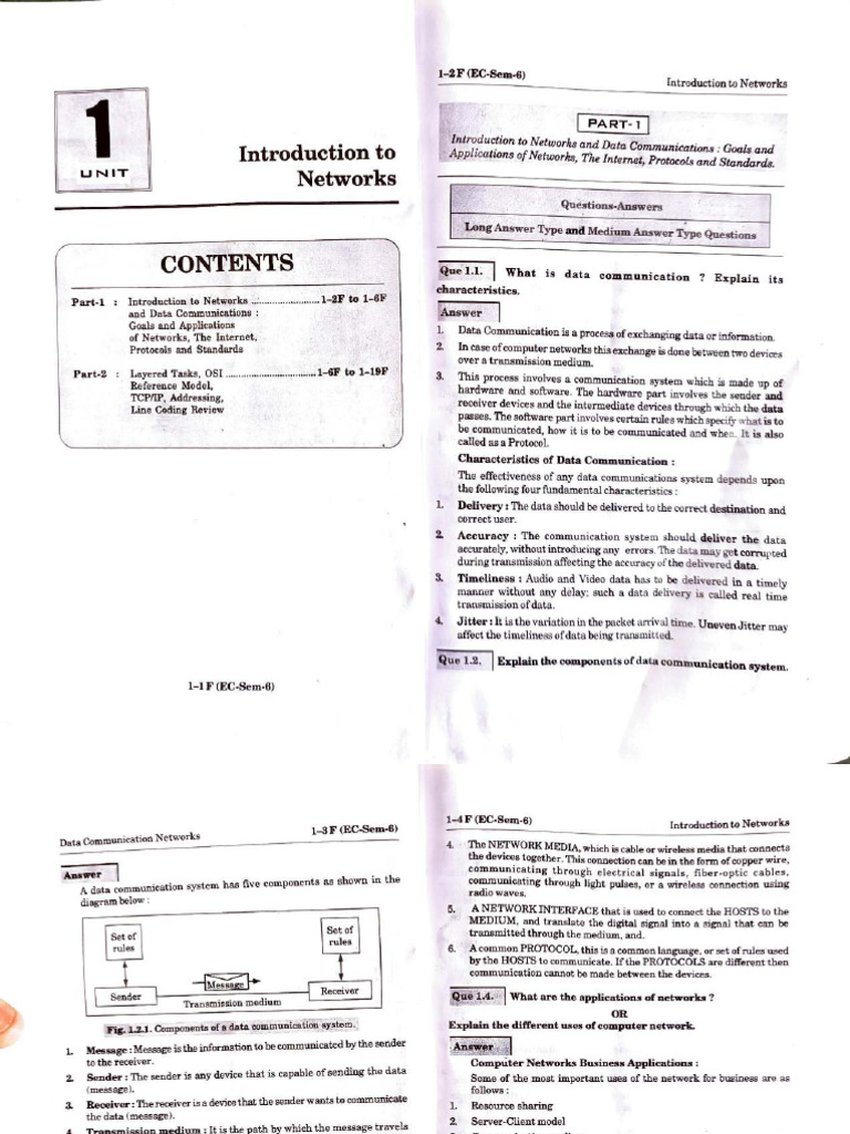 DCN Quantum 2022 Important Questions and Answers of Data Communications ...