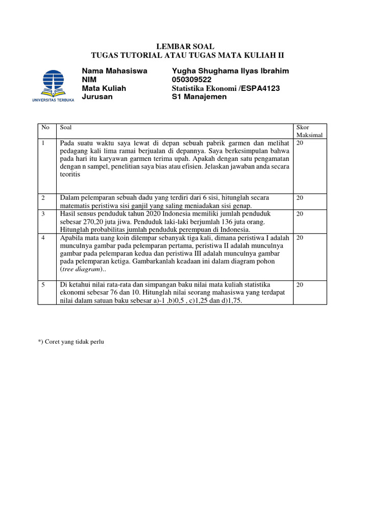 ESPA4123 Tugas2 | PDF