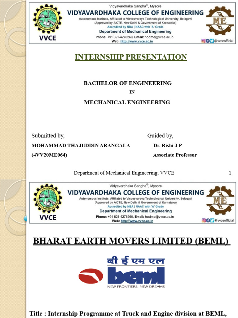 Internship | PDF | Engineering