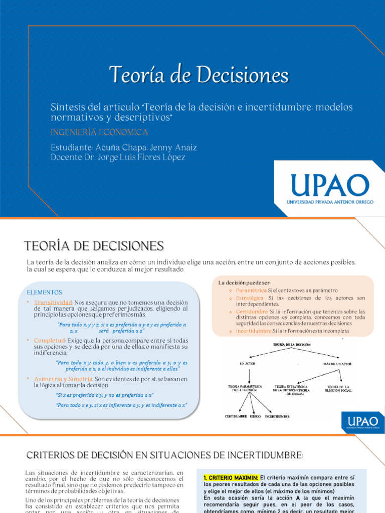S1. Sintesis Del Articulo Teoria de Decisiones | Descargar gratis PDF ... S1. Sintesis Del Articulo Teoria de Decisiones | Descargar gratis PDF ...