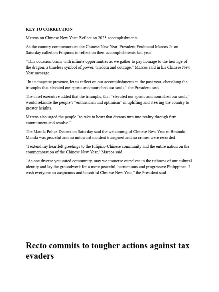Key To Correction | Download Free PDF | Taxes | International Criminal ...