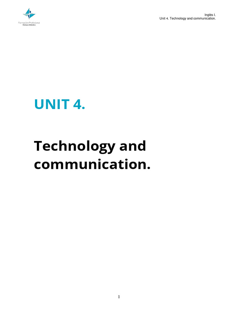 Technology and Communication in English | PDF | Email Spam | Internet