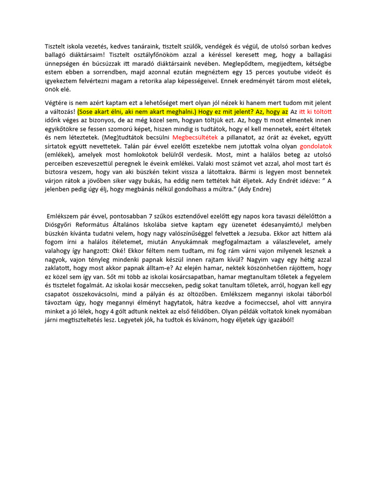 Tisztelt Iskola Vezetés | PDF