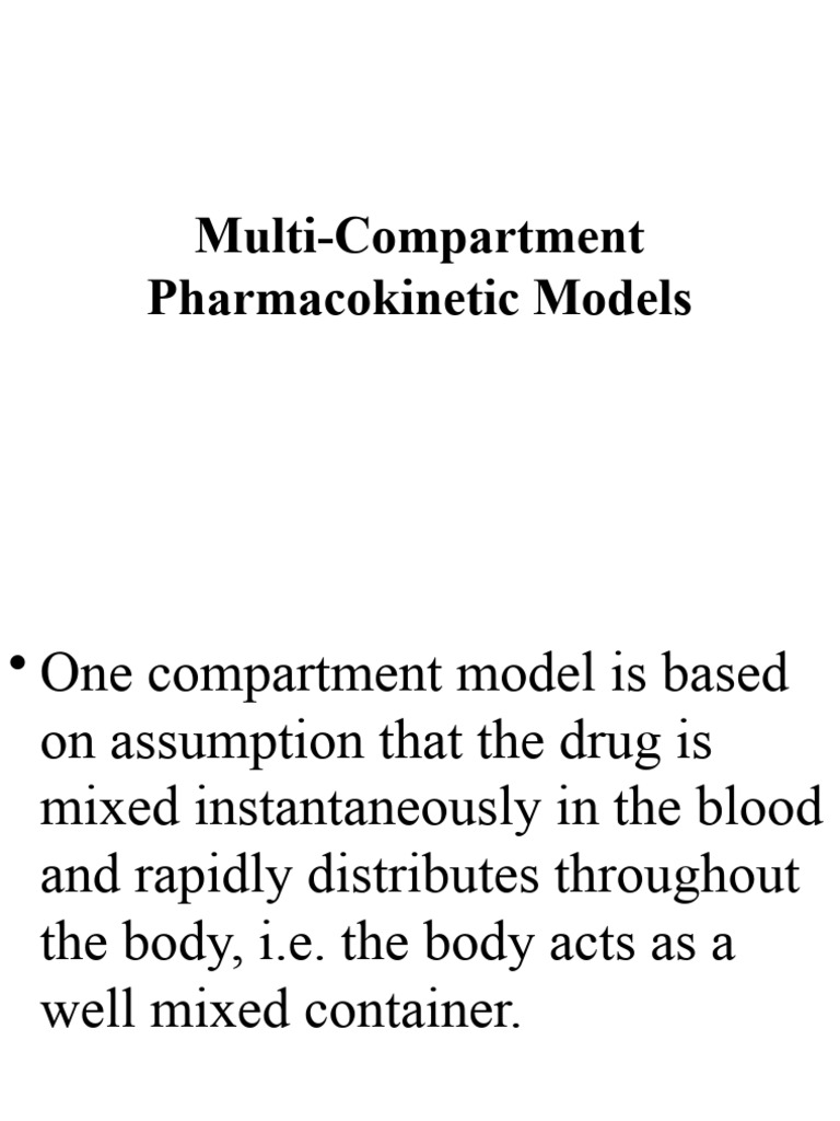 Two-Compartment Pharmacokinetics Explained | PDF | Pharmacokinetics ...