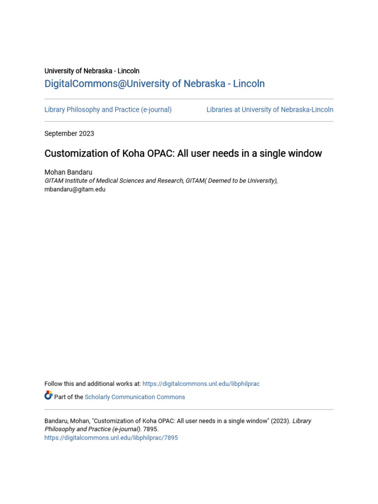 Koha Pdf Libraries Websites