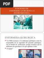 Funciones de Enfermera Instrumentista y Circulante | PDF | Cirugía | Enfermería