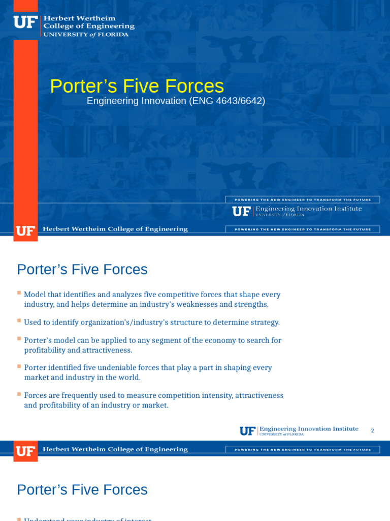 Porter S Five Forces | PDF | Profit (Economics) | Supply Chain