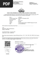 Berita Acara Laporan Kehilangan | PDF