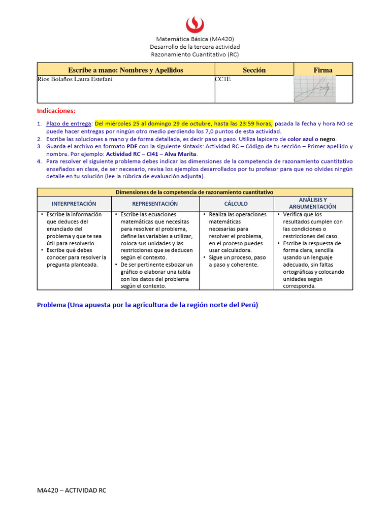 Actividad RC3-CC1 | PDF | Ecuaciones | Lenguaje de programación