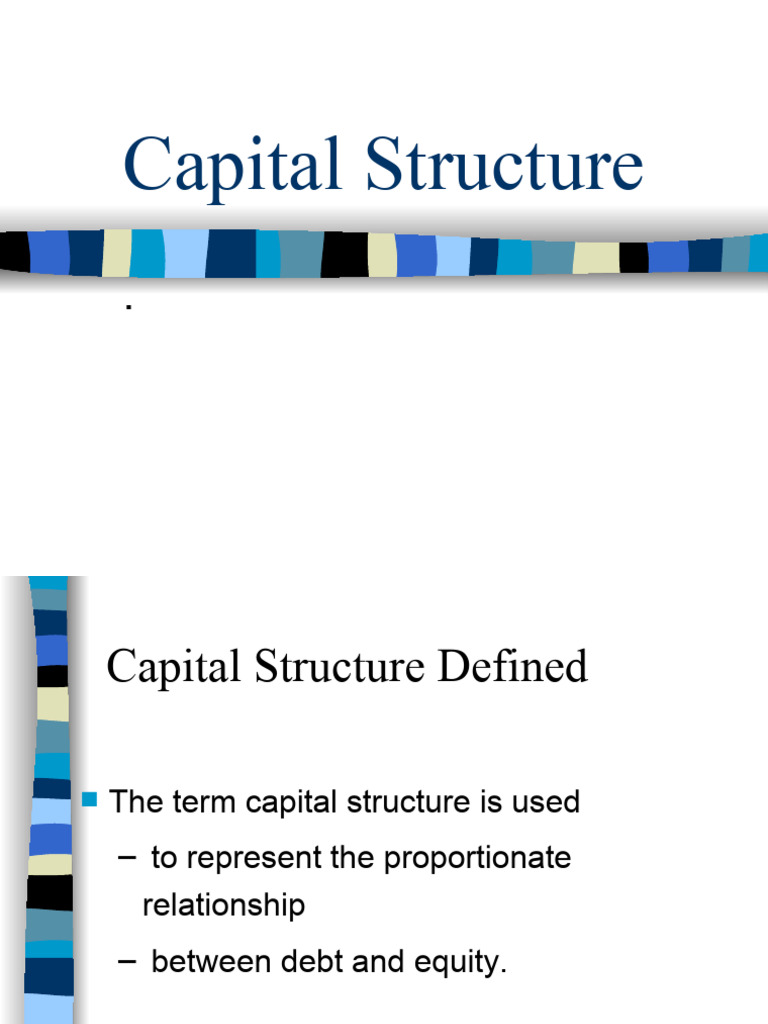 Understanding Capital Structure Dynamics | PDF | Capital Structure ...