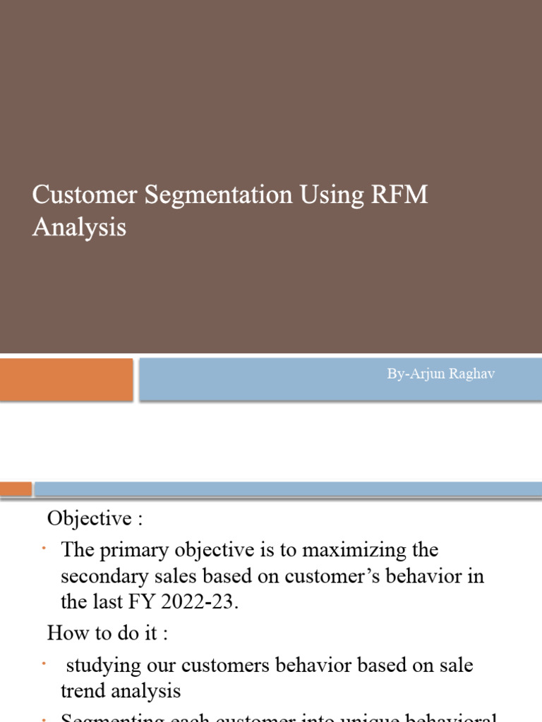 Customer Segmentation Project | PDF | Revenue | Economies