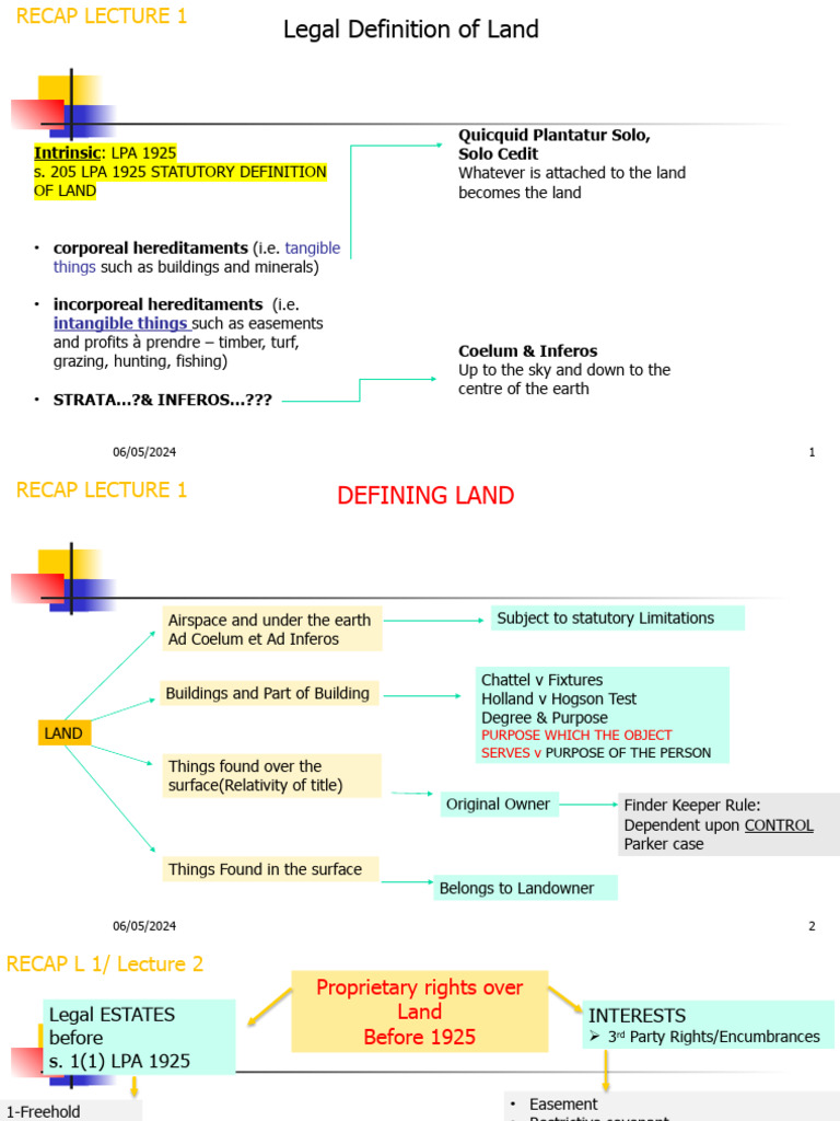 Unregistered Land and Overreaching Law | PDF | Mortgage Law | English ...