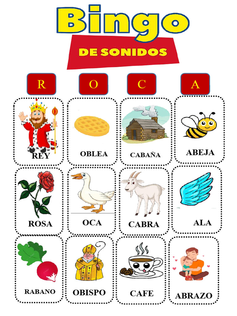 Bingo (Sonido Inicial Segmentacion) | PDF