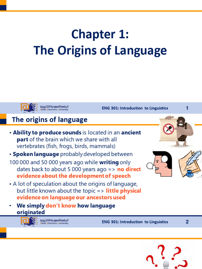 Week 2 - Origion of Language Modified | PDF | Origin Of Language | Larynx