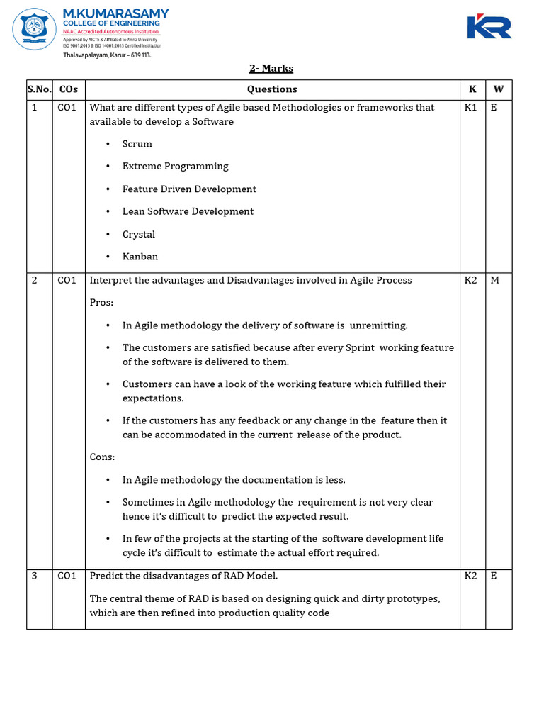 Agile Methodologies Overview | PDF | Agile Software Development ...