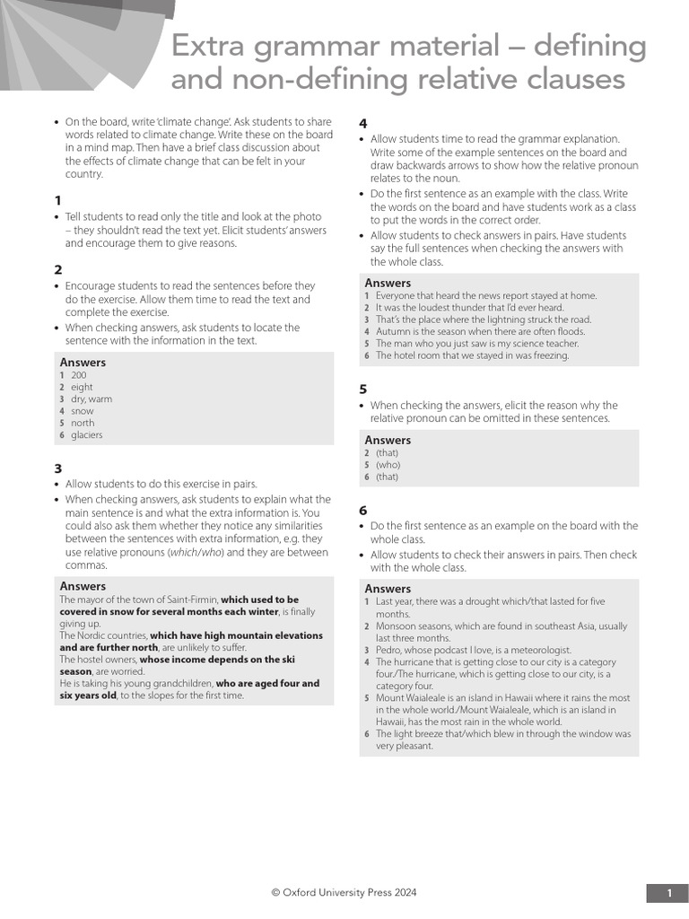 EF-4 Upper-Intermediate Relative-Clauses Adults-5 TB | PDF | Sentence (Linguistics) | Linguistic ...
