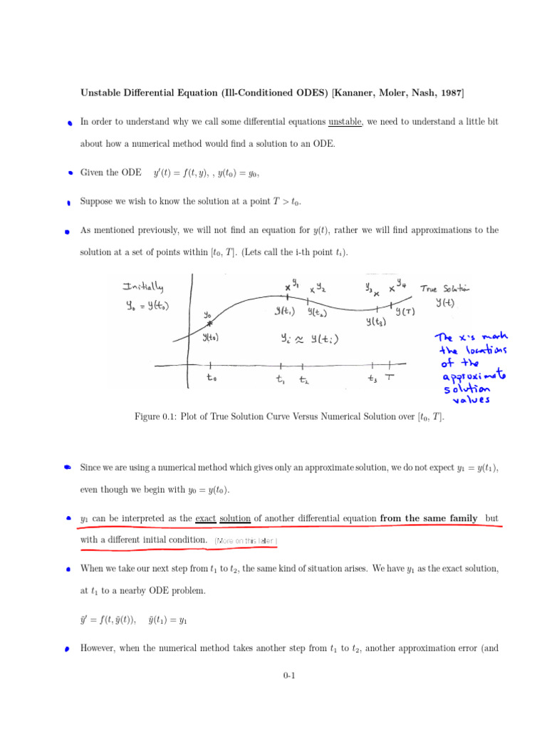 Stable & Unstable ODEs | Download Free PDF | Numerical Analysis ...