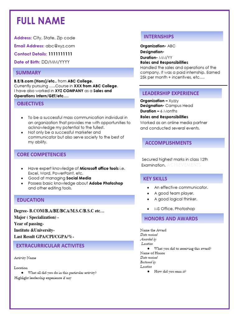 Student-Resume | PDF