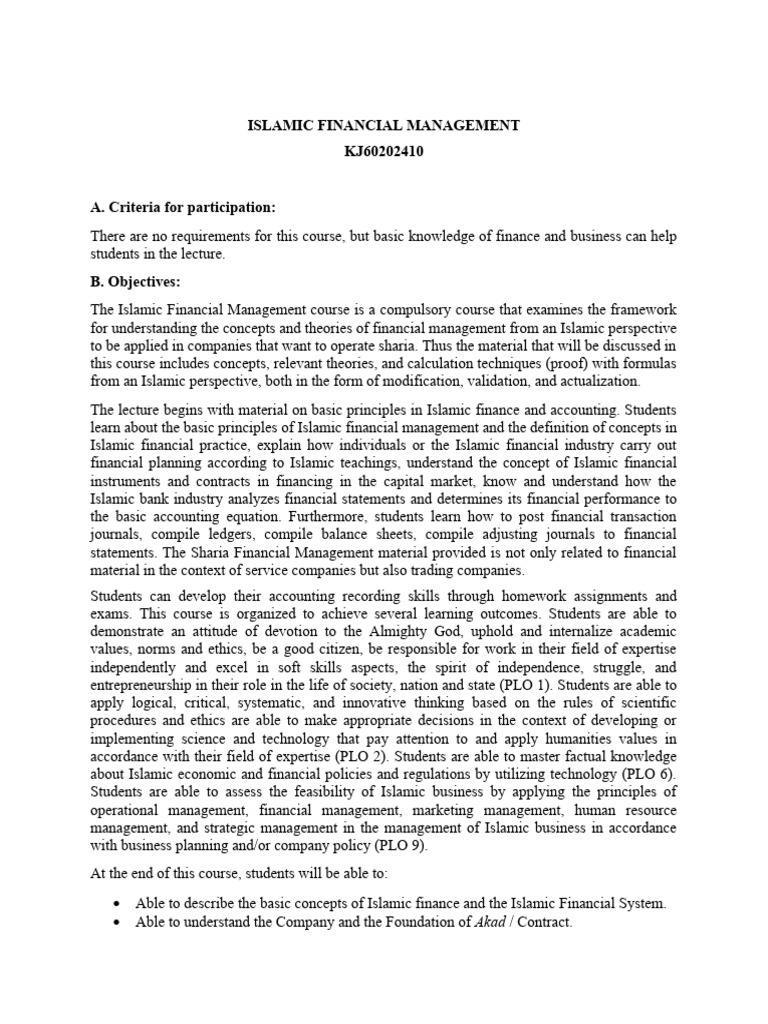 RPS MKS - Aqas | PDF | Islamic Banking And Finance | Sharia