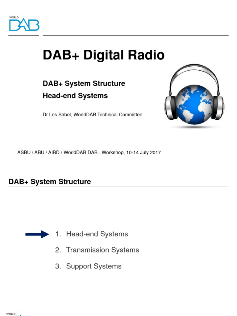 DAB System Structure | PDF | Computer Network | Radio