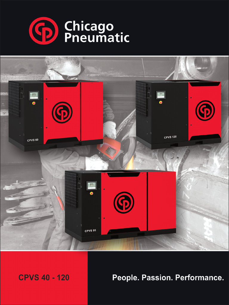 Chicago Pneumatic Cpvs 40 A 150 HP 22 6 | PDF