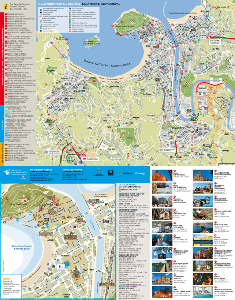 Mapa Turístico de San Sebastián | PDF