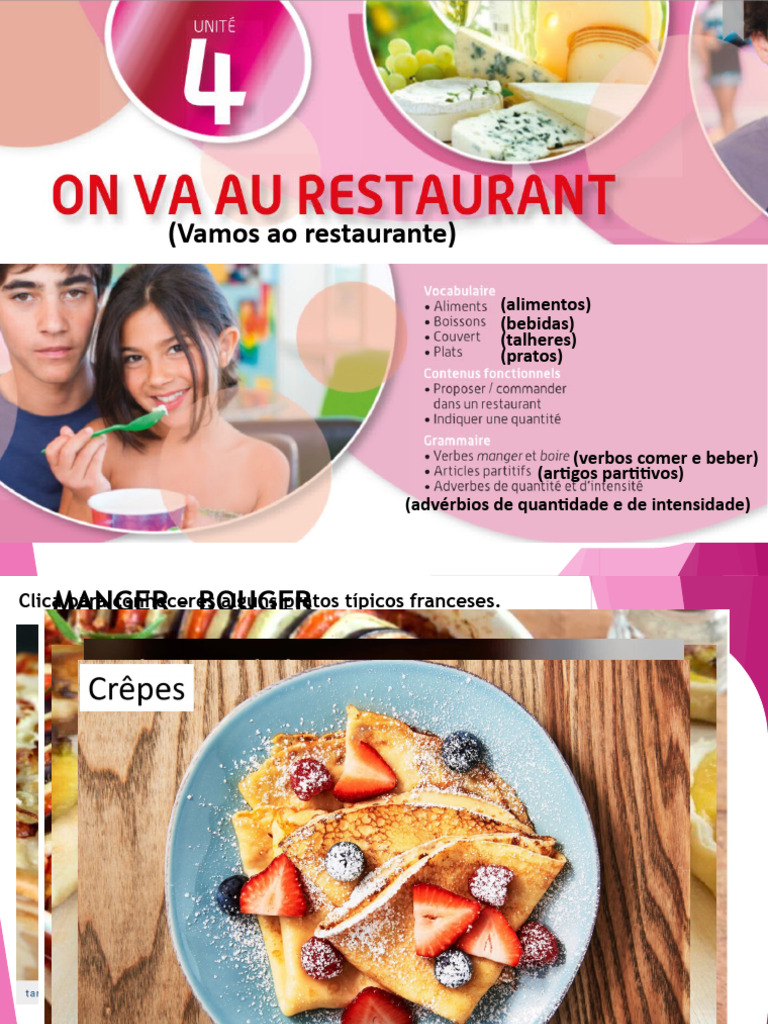 Vocabulaire de la nourriture et boissons | PDF | Légumes | Fruit