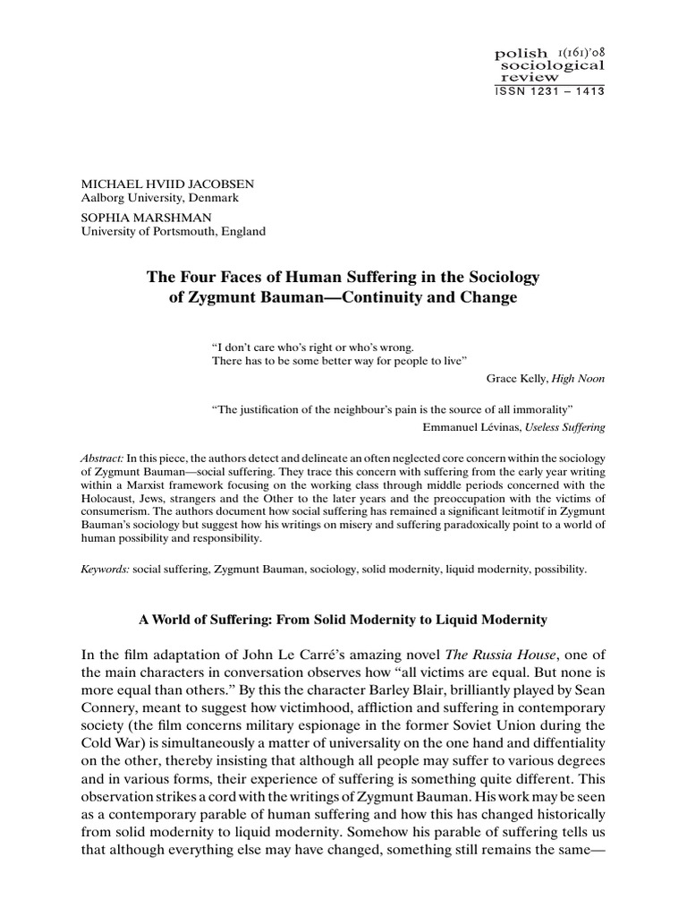 The Four Faces of Human Suffering i | PDF | Hannah Arendt | Antisemitism