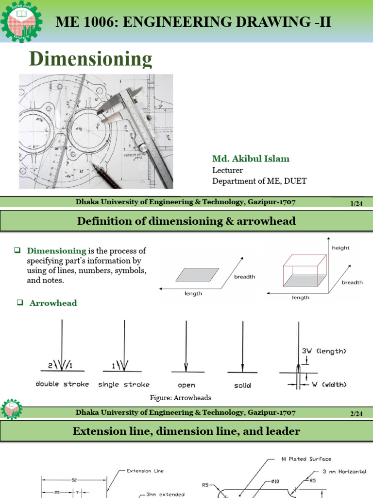 Chapter-2 (Dimensioning) | PDF