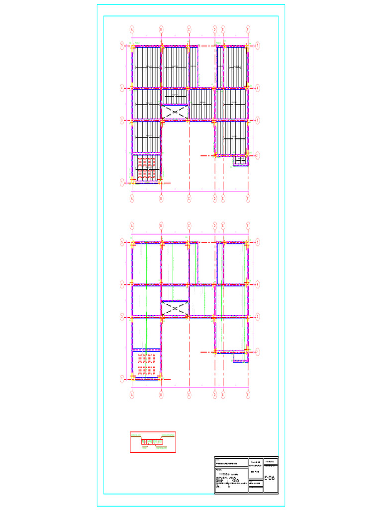 Plano de Estructuras 01 | PDF