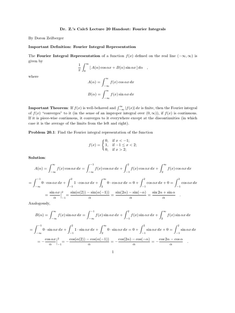 L20 | PDF | Trigonometry | Special Functions