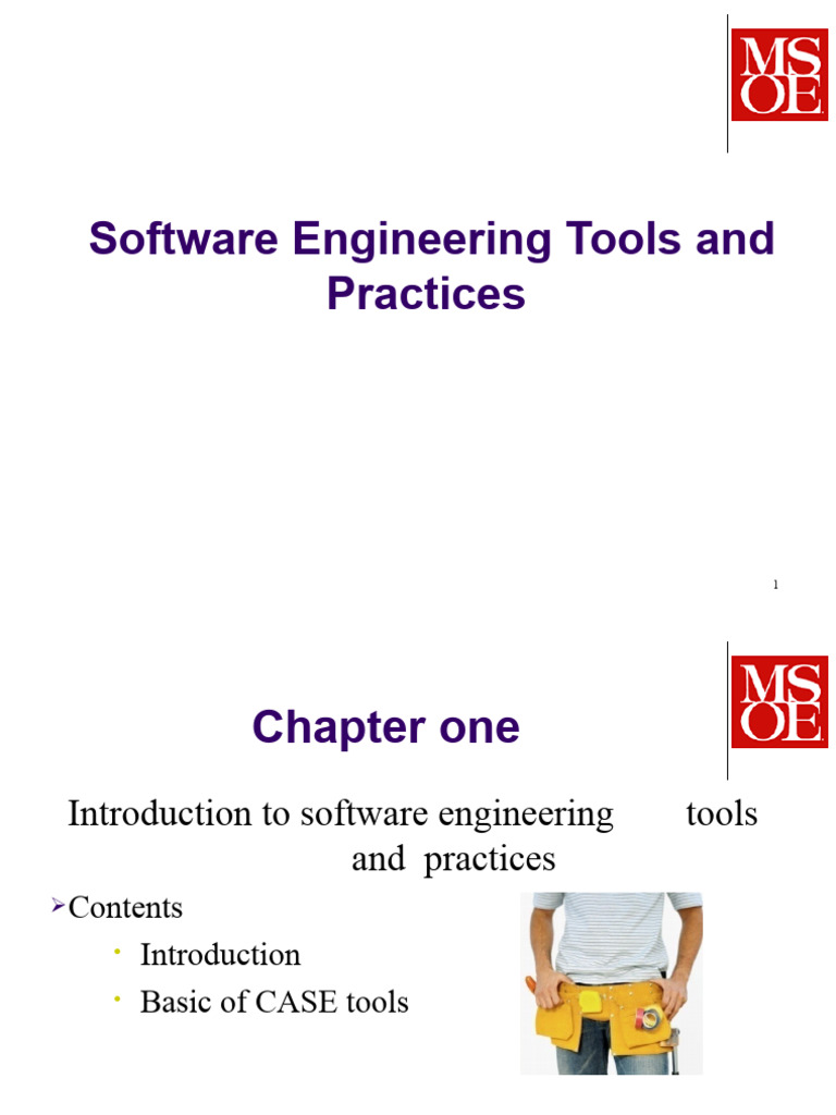 Chapter 1 Software Engineering Tools | PDF | Software Engineering ...
