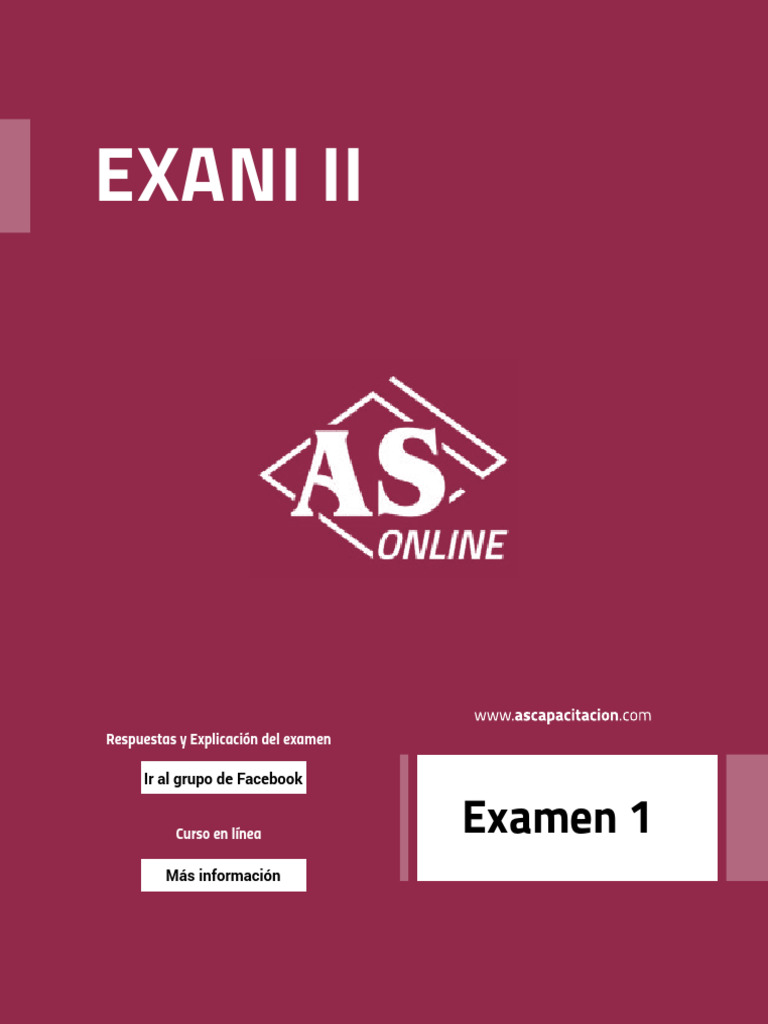 Simulador de Examen EXANI-II | PDF