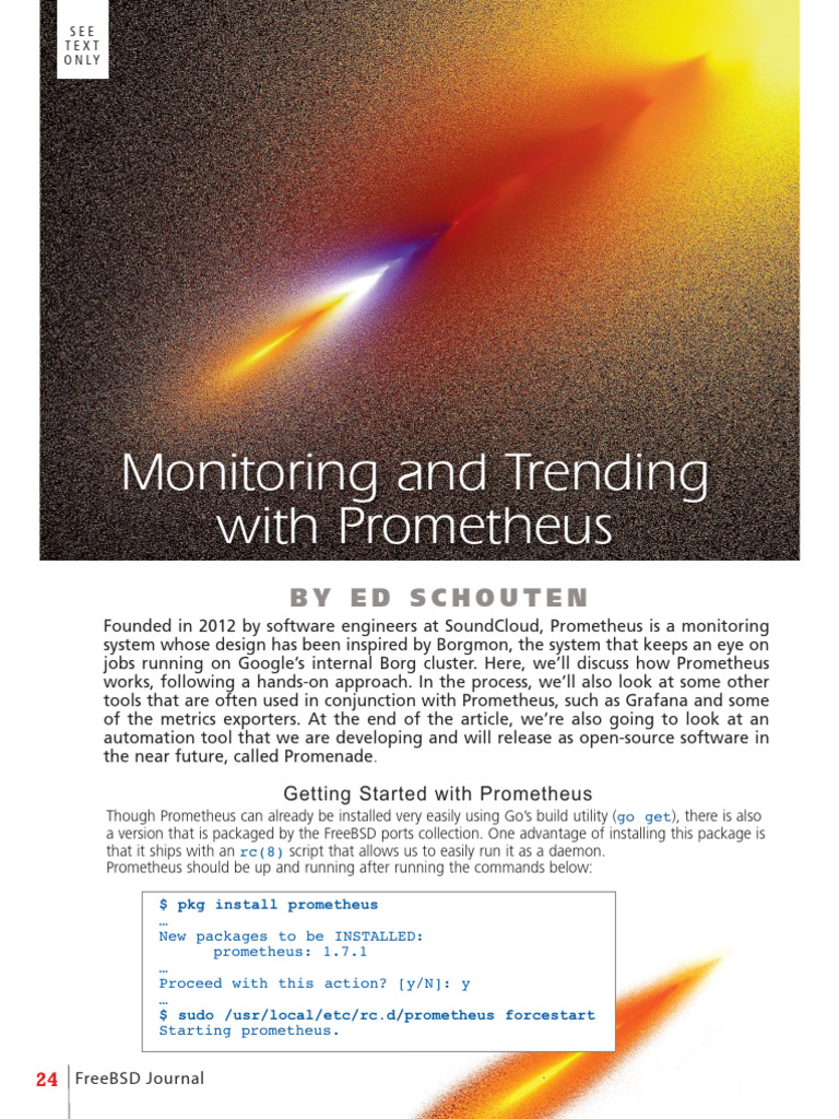 Monitoring and Trending With Prometheus | PDF | Web Server | Internet & Web